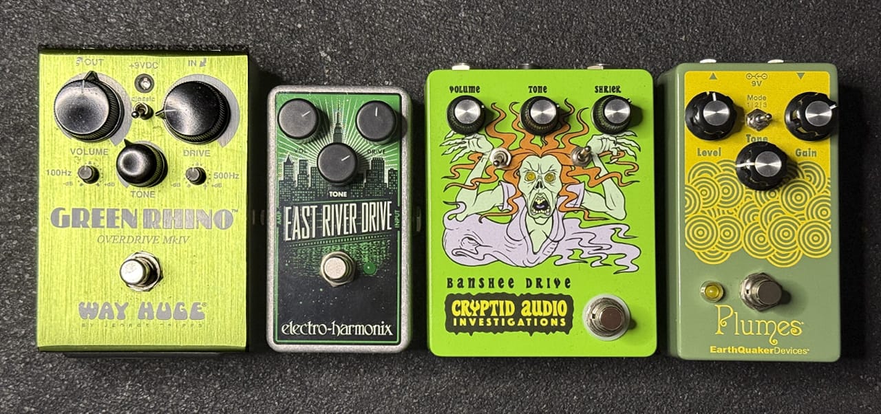 412-FOUR ON THE FLOOR - TUBE SCREAMER VARIANTS - THE GUITAR KNOBS PODCAST